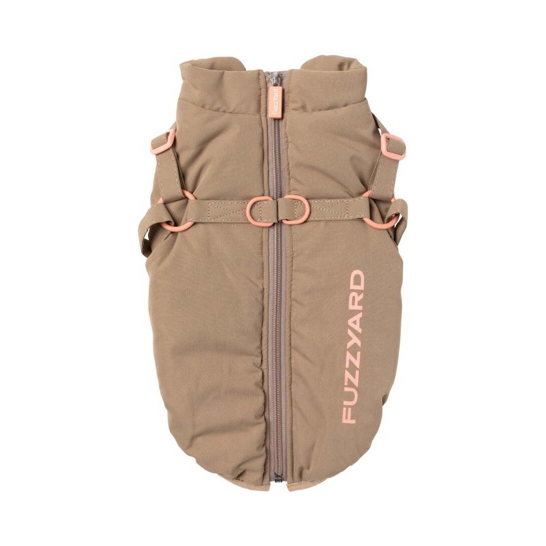 Køb FuzzYard Horizon Jacket Taupe til din hund | Tinybuddy