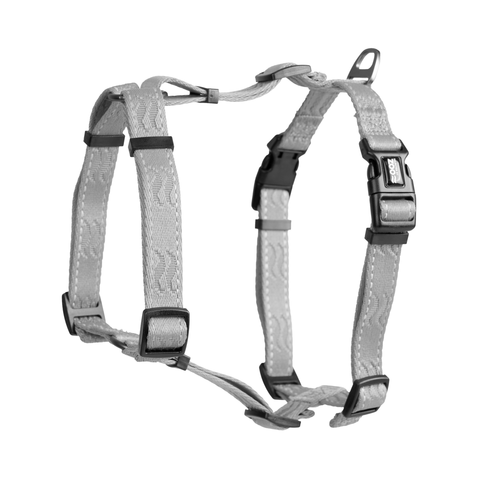 Køb Rufus H-sele Grå til din hund | Tinybuddy