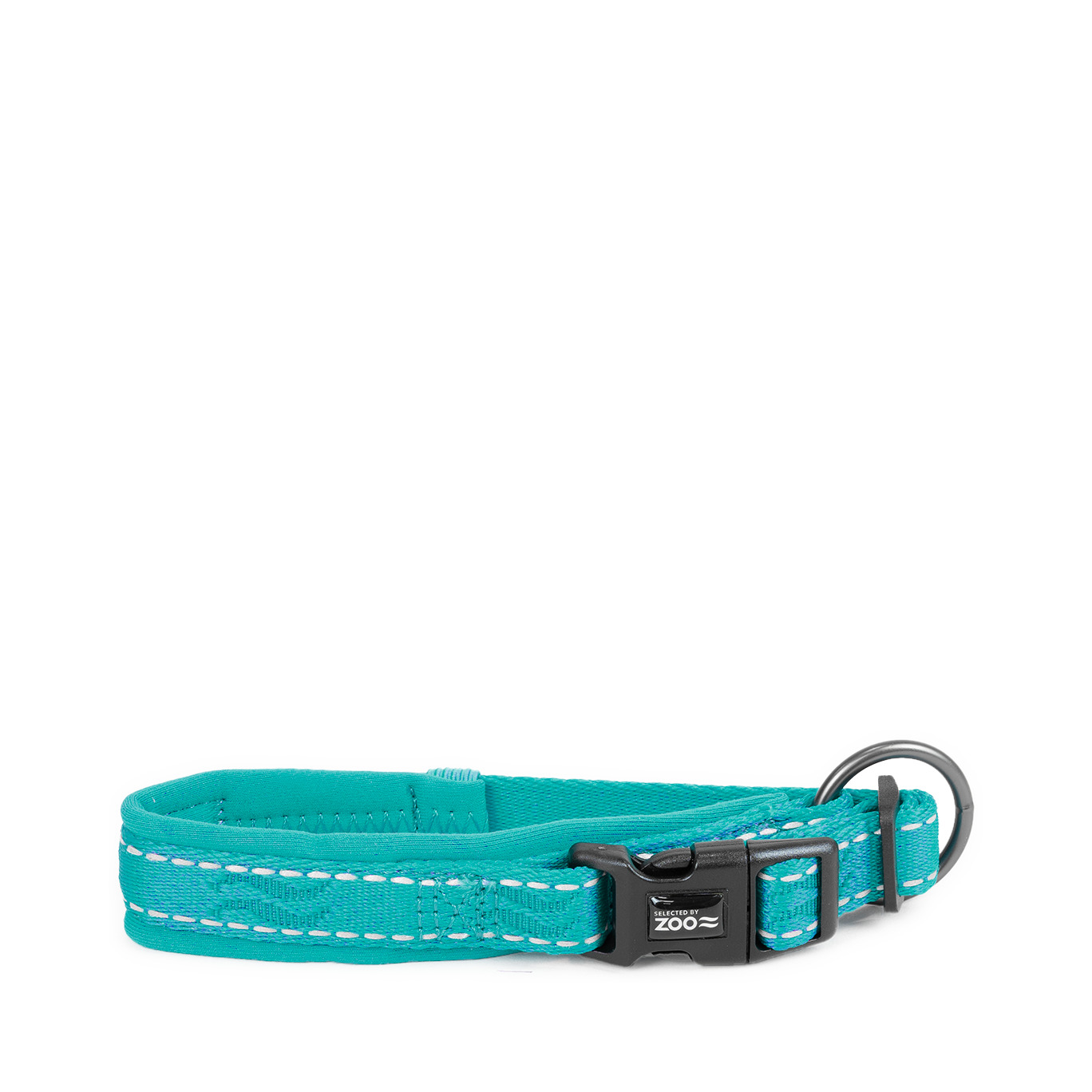 Køb Rufus Justerbar Polstret Halskæde Turkis til din hund | Tinybuddy