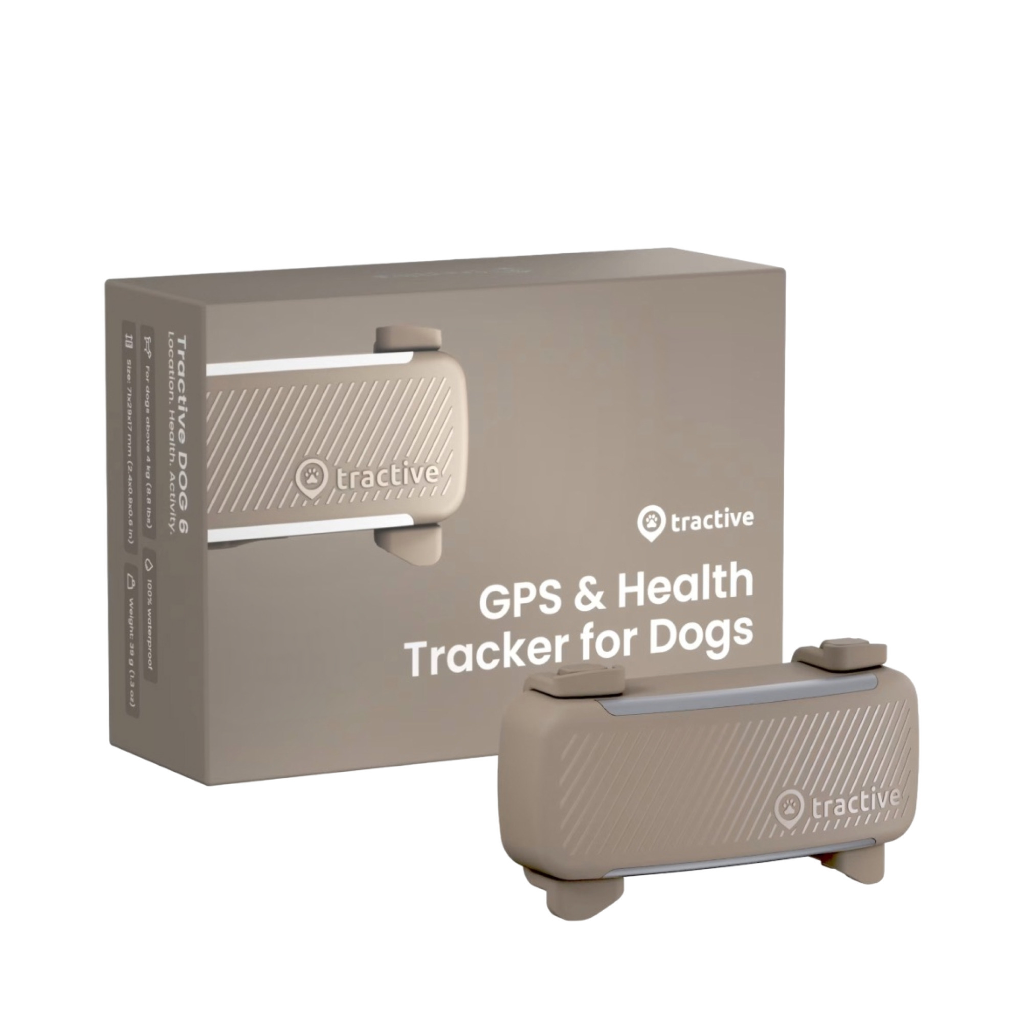 Køb Tractive GPS-tracker Til Brun Hund | Tinybuddy